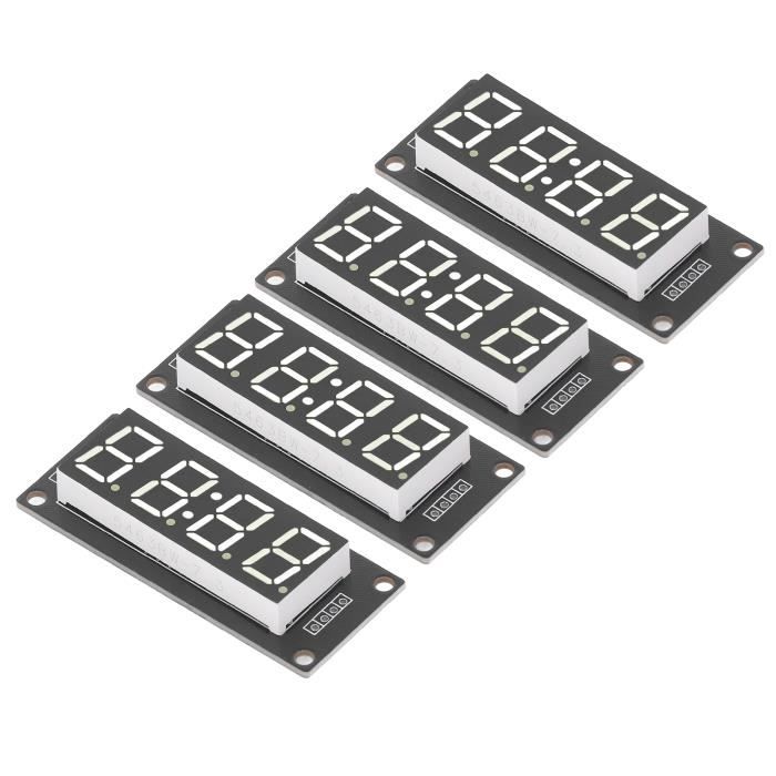 TMISHION Tube numérique à 4 chiffres 4 Set 4 Digit Digital Tube LED ...