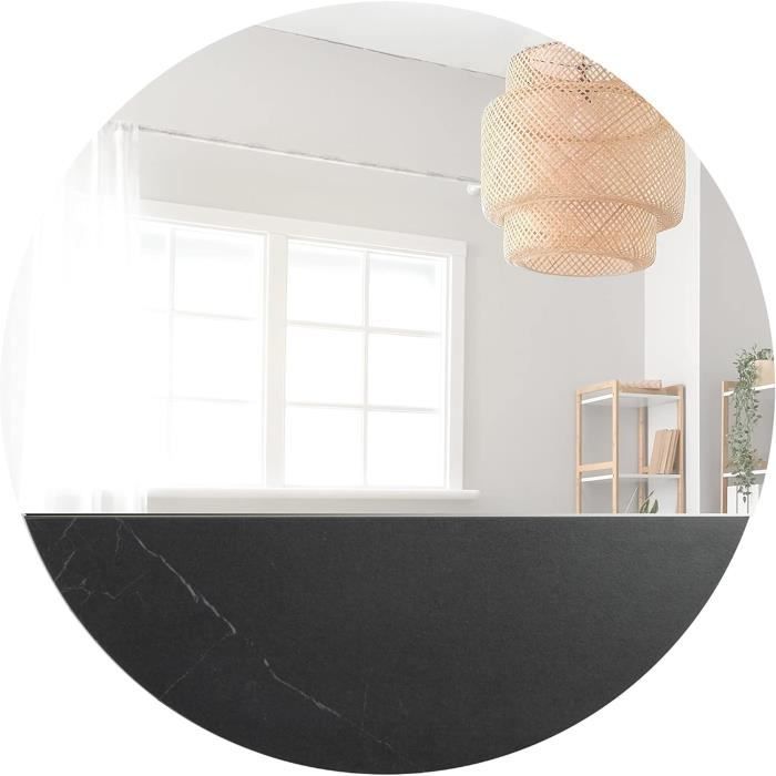 | Miroir Mural Rond Maraya (60X60) | Miroir Mural Moderne | Miroir ...