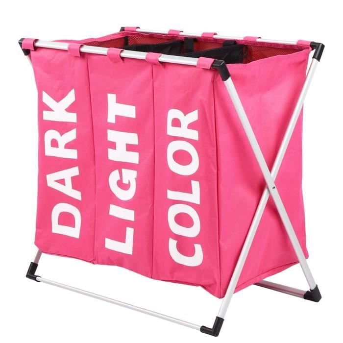 VBESTLIFE Panier à linge sale Panier à Linge à Compartiments Simples ...