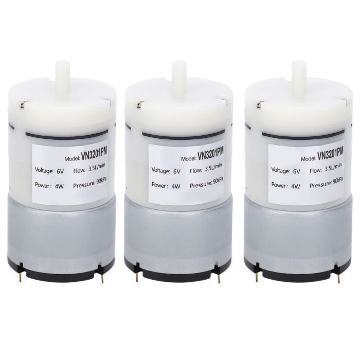 RHO- Micro pompe à membrane 3 pièces Micro pompe à diaphragme moteur à ...