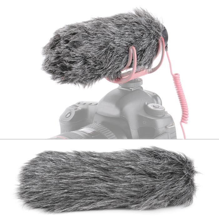 Pare-brise de microphone - YOSOO - Fluff Furry - Réduction du bruit ...
