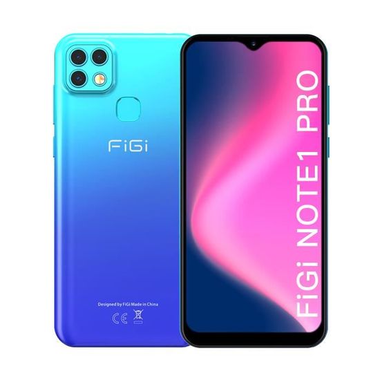 FiGi Note1 Pro 128Go Smartphone 4G Débloqué Bleu - Cdiscount Téléphonie