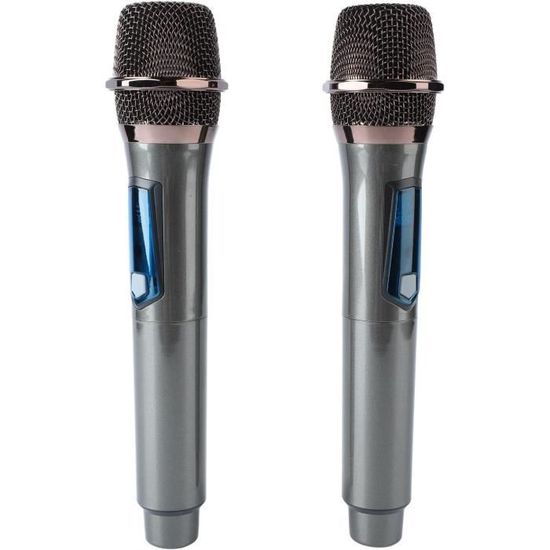 Microphone Sans Fil, Micro Dynamique Professionnel Portatif Double ...