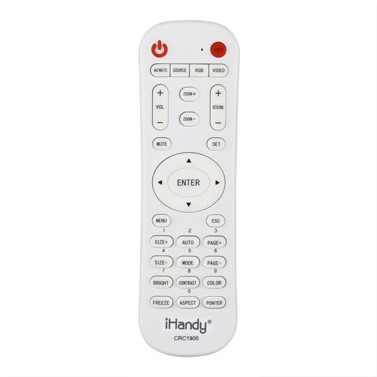 Télécommande universelle de projecteur CRC1905 pour Acer / Dell / Toshiba / EPSON / Hitachi / HP ...