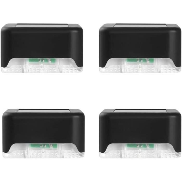 BALISE SOLAIRE BORNE SOLAIRE 4 Pièces LED Solaire Étape Escalier ...