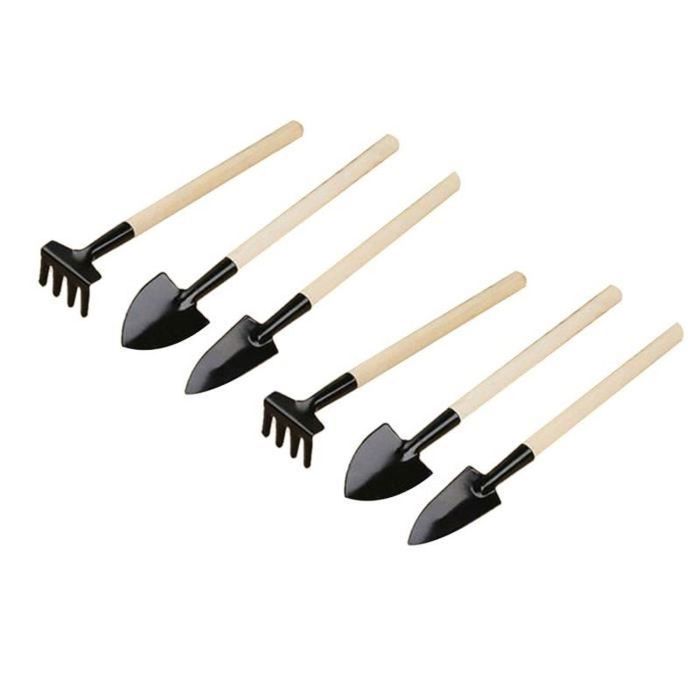 PELLE 6X Portable Mini Outils de Jardin Kit Petite Pelle Houe Outils de ...