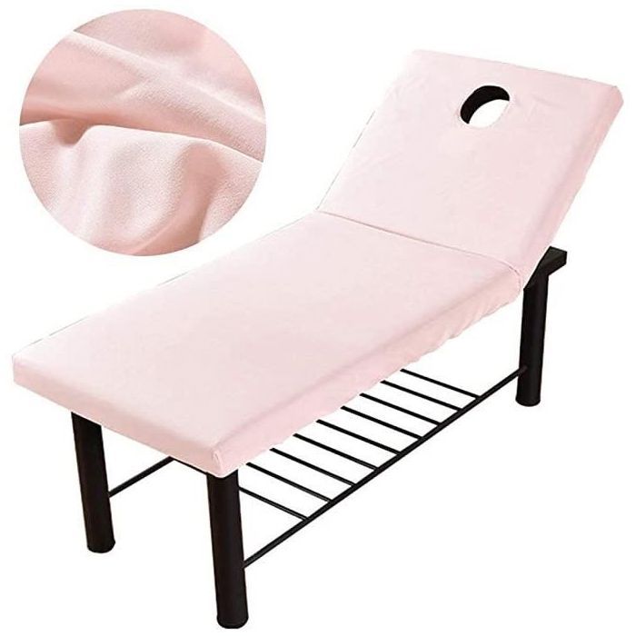 Drap-Housse de Massage Doux pour Table de Massage, Drap-Housse, Rose ...