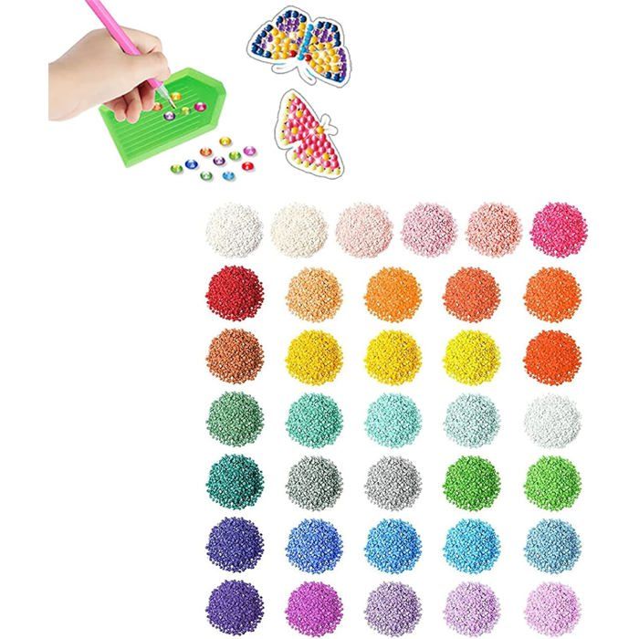 Helweet Diamond Painting Accessoires Perle, Perles de Peinture Diamant ...