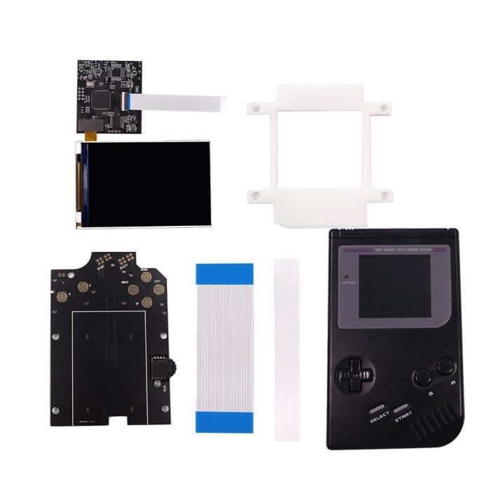 Black - Écran LCD rétro4.2 pleine grandeur pour garçon, Console GB DMG ... Black - Écran LCD rétro4.2 pleine grandeur pour garçon, Console GB DMG ...