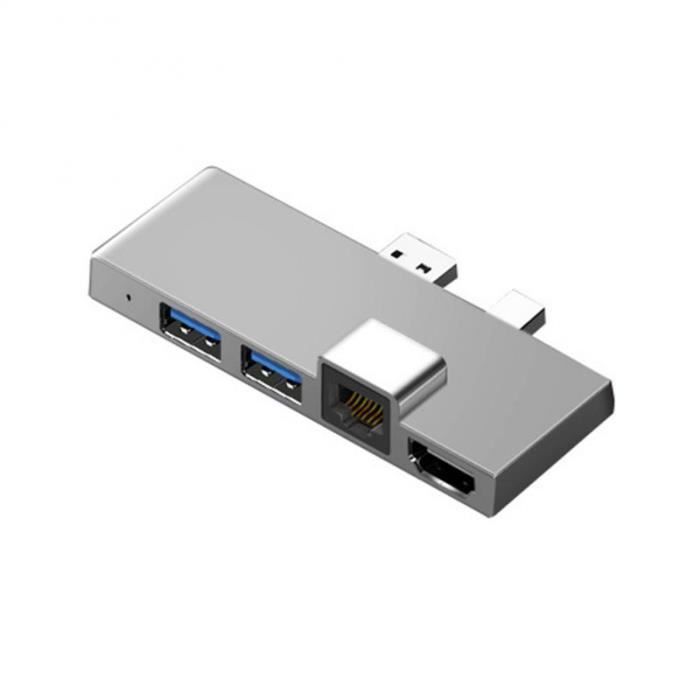 Station'accueil HUB Gen1 pour Microsoft Surface Pro 4-5-6-7 vers USB3.0 ...