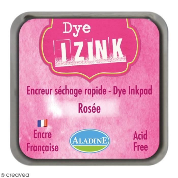 Encreur Izink Dye - ALADINE - 20 coloris - 4,5 x 4,5 cm - Séchage ...