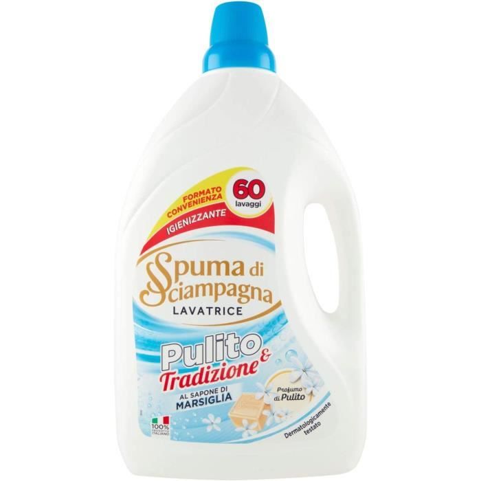 Lessive Machine À Laver Liquide Marseille 60 Lavages - 3000 Ml[H586 ...