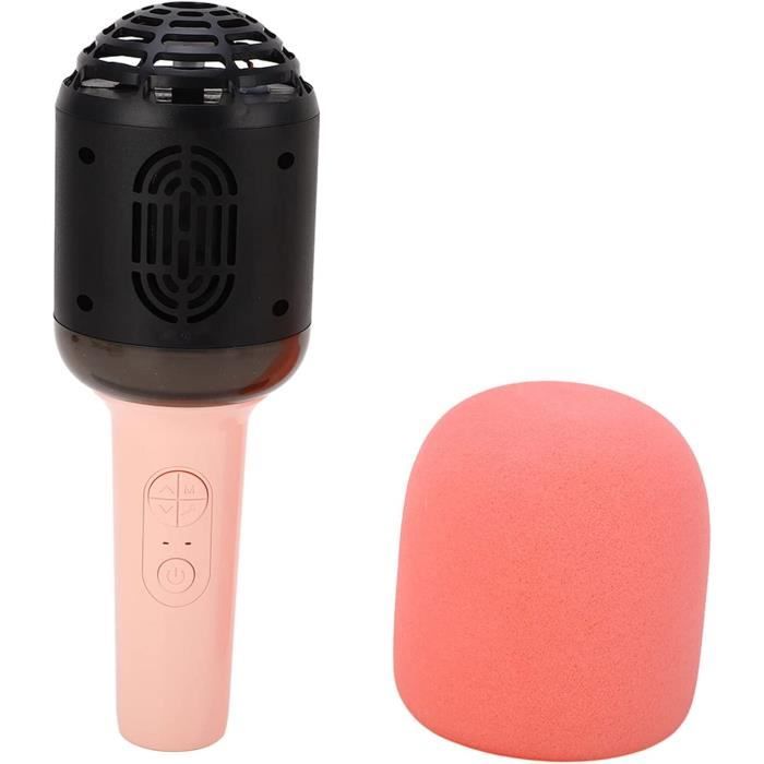 Microphone Bluetooth Sans Fil, 5 Modes De Lumière Ambiante Microphone ...