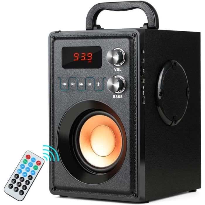 Enceinte Portable Bluetooth 20W Caisson de Basses Lourdes sans Fil pour ...