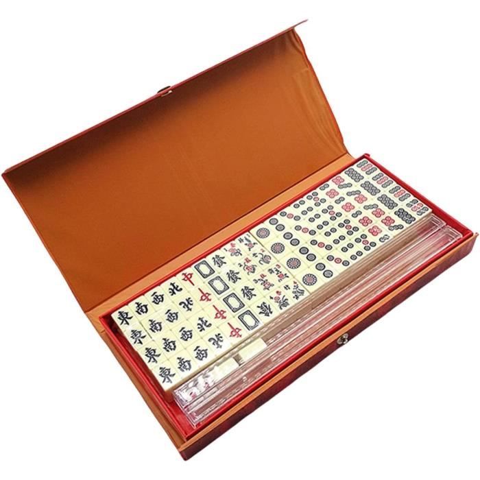 Travel Mini Mahjong Set Mahjong Chinois Avec Étui De Transport 146 ...