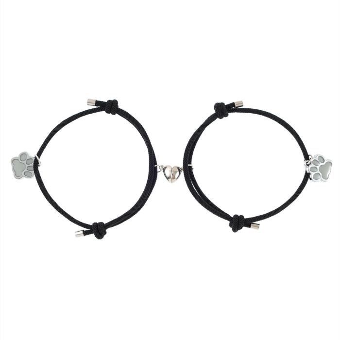 Bracelet de Couple avec pendentif lumineux dans la nuit bijou ...