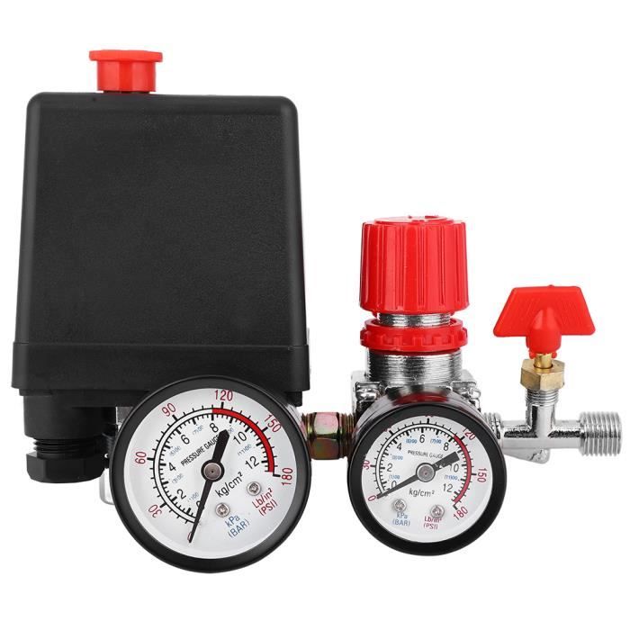EJ.life Pressostat de compresseur d'air Ensemble de soupape de commande ...