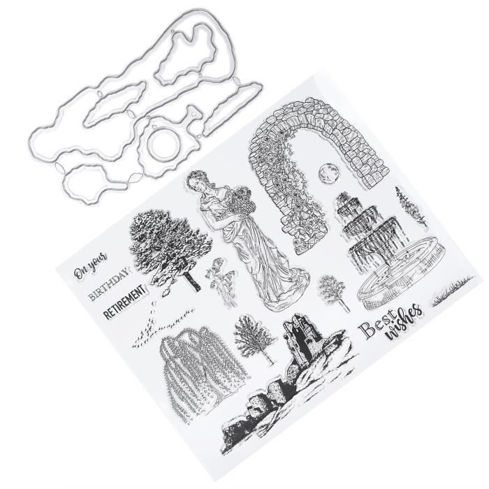 GOTOTOP tampon TPR Tampon transparent en caoutchouc TPR DIY Journal ...