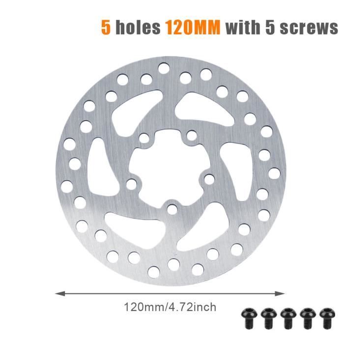 Disque de frein de roue arrière de trottinette électrique M365-avec 5 ...