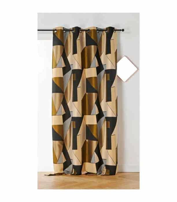 Rideau Motif Art Deco