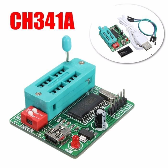 NEUFU Programmeur USB LCD Burner CH341A Progamme 24/25 Séries ...