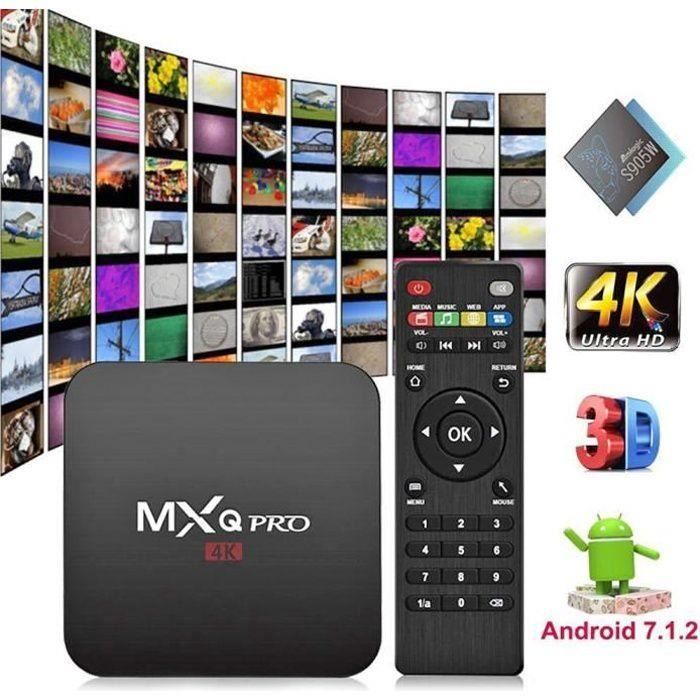 Spécifications: Android TV Box: Quad core MXQ Pro: Android 7.1 TV Box ...