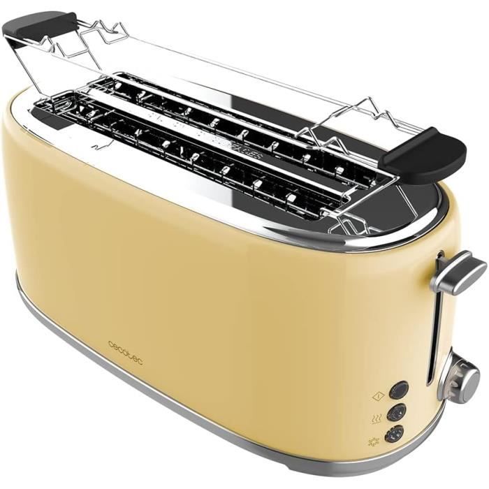 Ehskzjh Toast&Taste 1600 Retro Double Beige 4-Slice Toaster. 1630 W, 2 ...