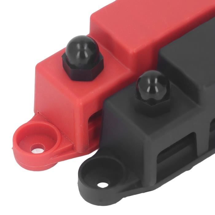 Fangming-DC Bus Bar Box 2 Pièces M10 Barre Omnibus 4 Positions Bloc de ...