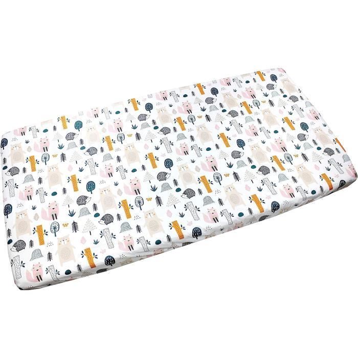 Tuptam Ap Housse De Lit Et Berceau Avec Motifs Pour Bébé Forêt Beige