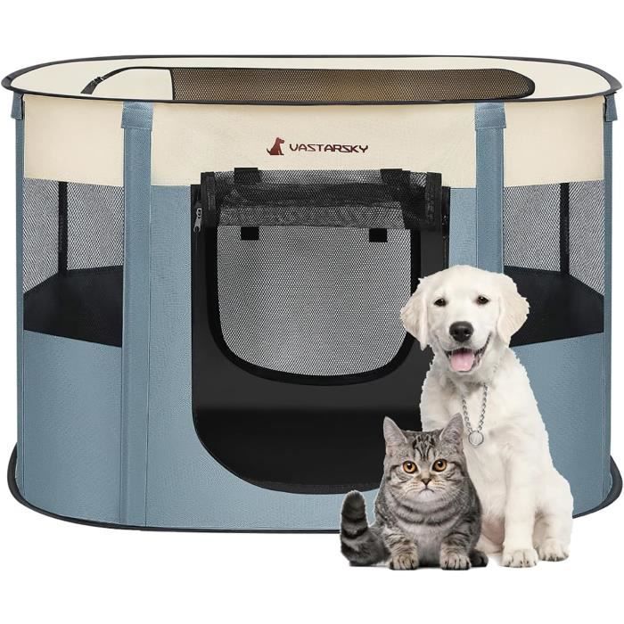 Parc Pliable Pour Animaux Domestiques, Parc Pour Chat Et Chiot, Cage ...