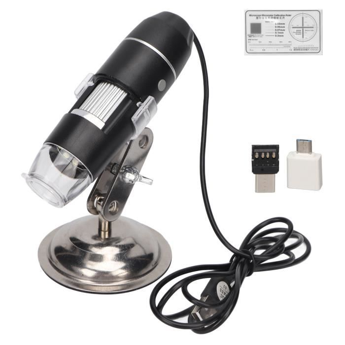 Microscope numérique VVIKIZY - 0X-200X USB 8 LED blanches - Cdiscount Appareil Photo