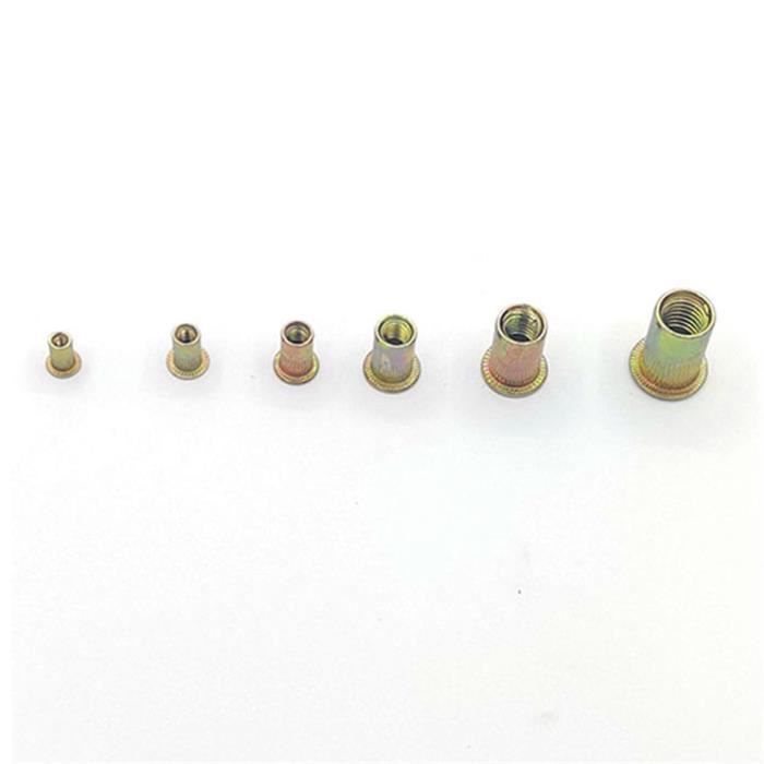 YOSOO Écrou à rivets M3‑M8 Rivet Nut Color Plated Zinc Carbon Steel ...