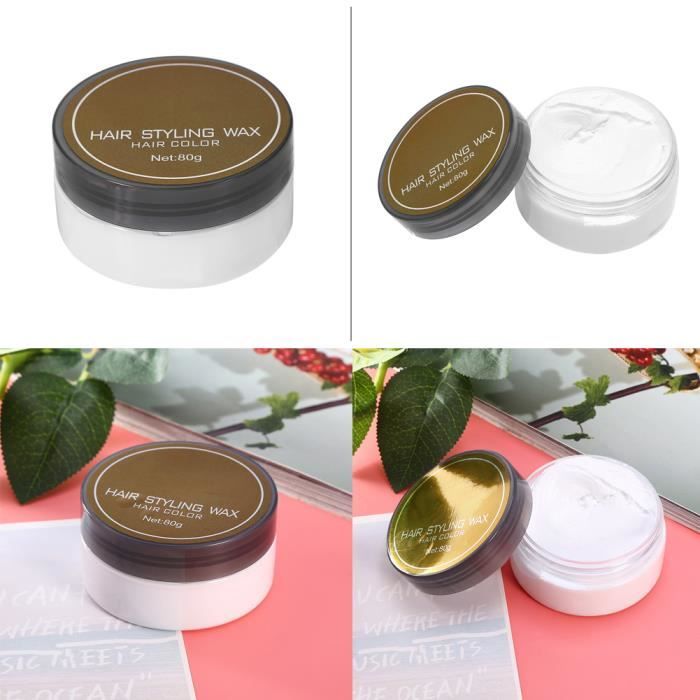 Zerone Cire de coloration capillaire Couleur des cheveux Cire Coiffure ...