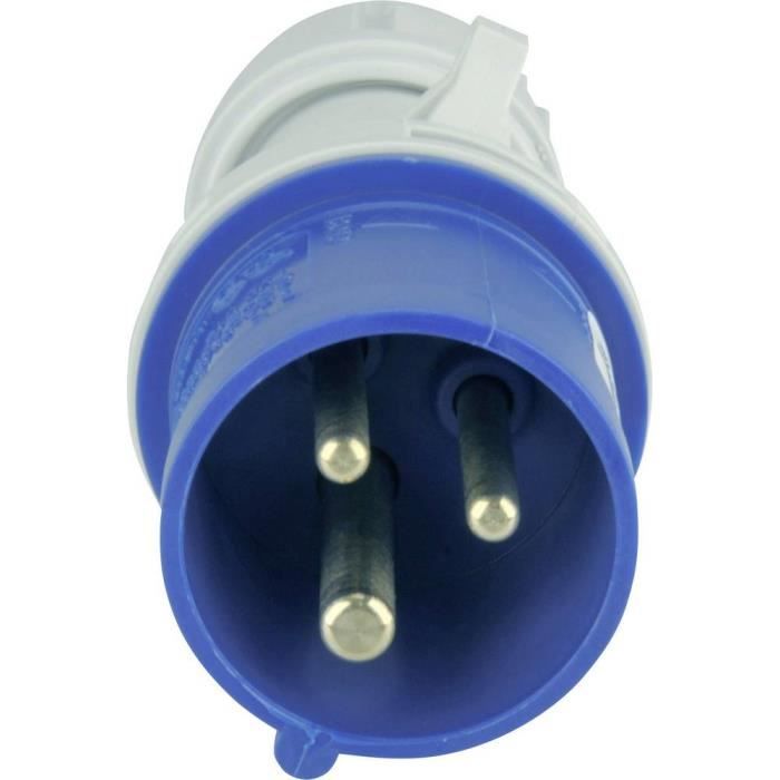 Fiche mâle CEE - CARTREND - Caravan-CEE-Stecker - 16A - Plastique ...