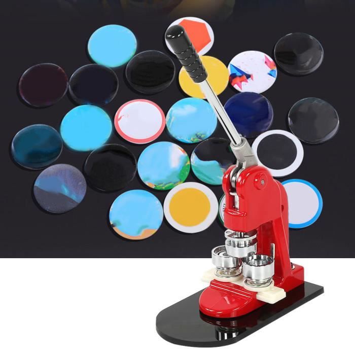 25/32/58mm Machine à Badge Set +1000 Badges Machine Presse à Badges ...