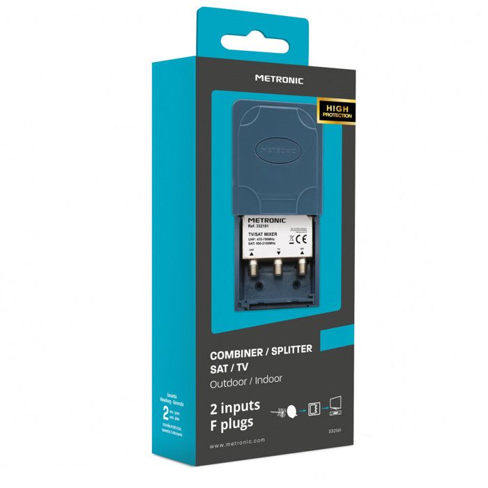 Coupleur découpleur d'extérieur SAT/Hertzien Bleu - Cdiscount TV Son Photo