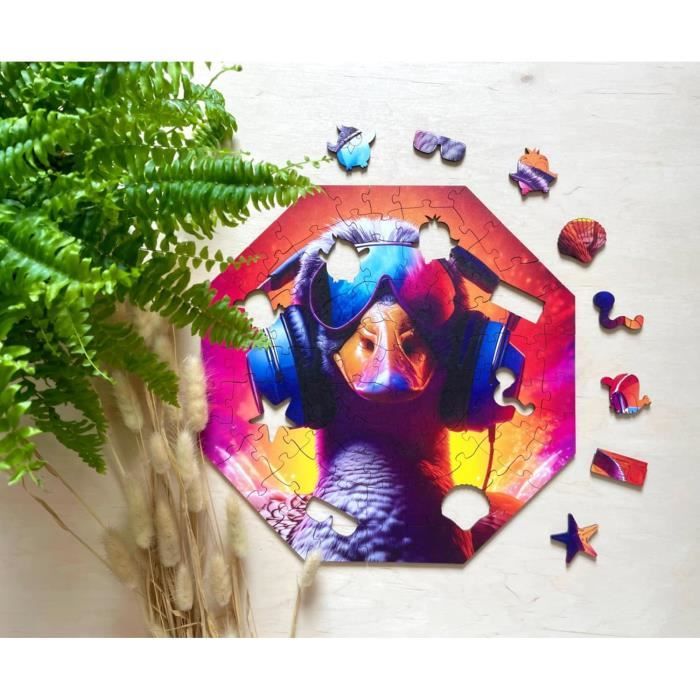 Puzzle en bois pour Enfants - Série Funnymals - Animaux Amusants - L ...