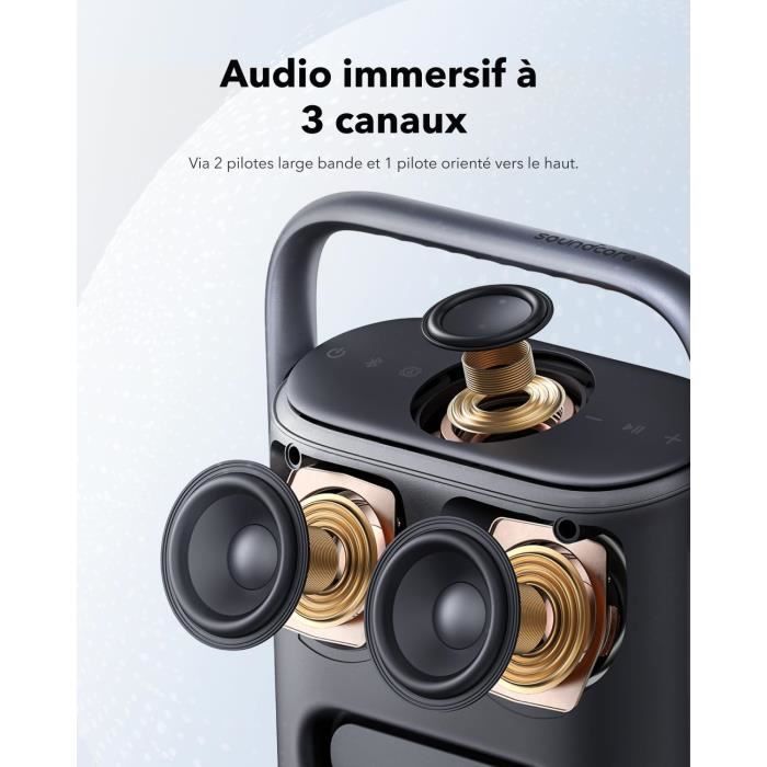 Motion X500 Enceinte Bluetooth Puissante,Enceinte Sans Fil,Audio ...