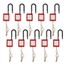 RHO-Verrou de verrouillage 10 Pcs Lockout Tagout Lock Kit, Ensemble de ...