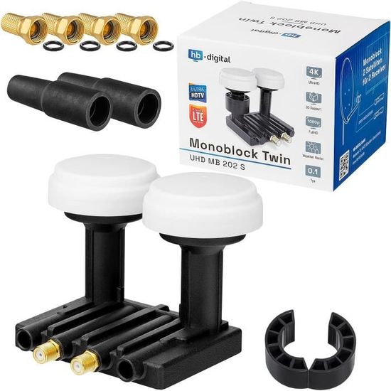 Opticum LNB HB-Digital Set Monoblock LNB DE 0,1 DB LNC Direkt 2 Sat ...