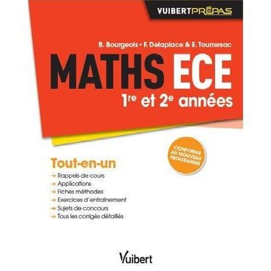 Maths Ece 1e Et 2e Années Cdiscount Librairie