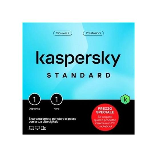 Kaspersky SlimBOX STANDARD Antivirus | 1 Dispositivo | Protezione Tempo Reale KL1041T5AFS ...