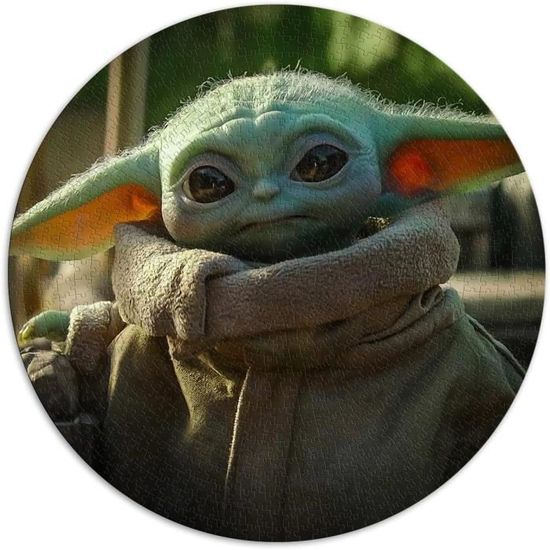 Puzzle 1000 Pièces Baby Yoda Movie Characters Puzzles Ronds Adultes Et ...