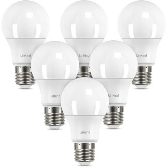 Ampoules Led E27 Dimmable - Linkind - 9W Équivaut À 60W - Blanc Froid - Intérieur - Adulte ...