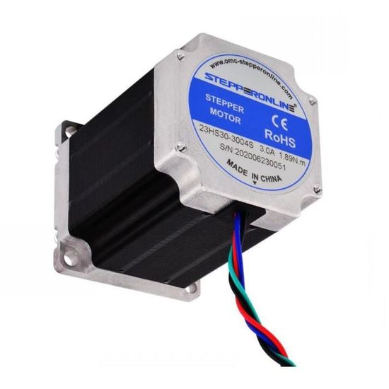 STEPPERONLINE Stepper Moteur 23HS30-3004S 3.0A 1.89N.m pour imprimante ...