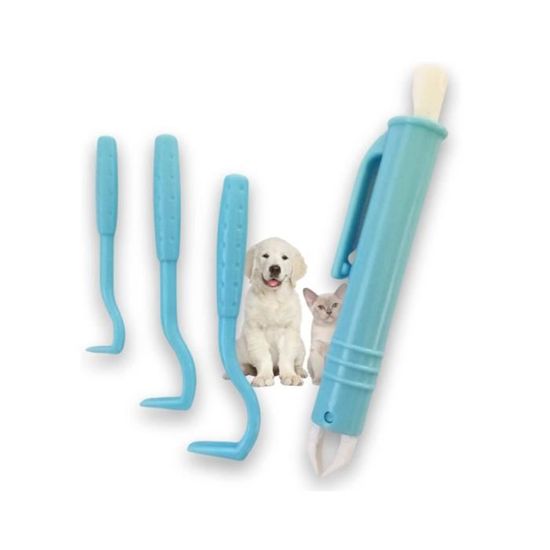 Tire Tique Pince a Tique et Crochets Anti tiques pour Chat Chien Humain ...