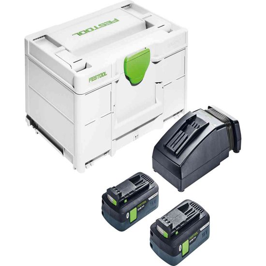 Set énergie - FESTOOL - SYS3 ENG 18V 2x4,0/TCL6 2x4Ah - Batterie Li-ion ...