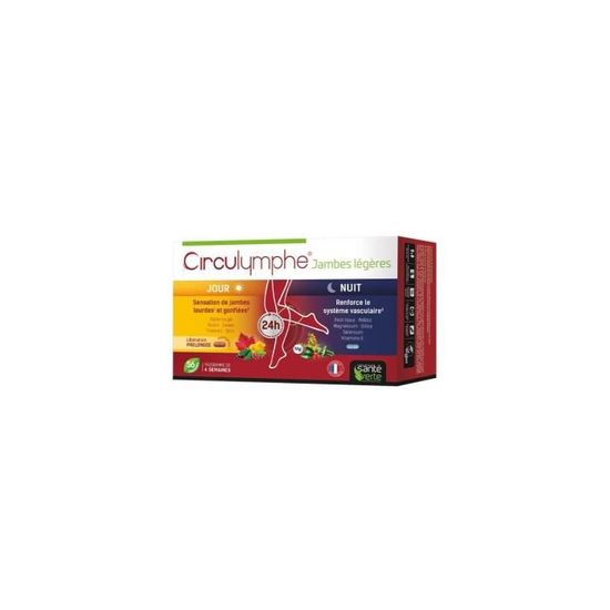 Santé Verte Circulymphe Jour Nuit 56 comprimés - Cdiscount Santé - Mieux vivre