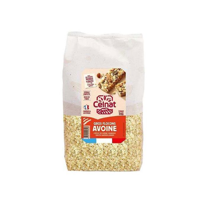 GROS FLOCON D'AVOINE FRANCE (1KG) CELNAT - Cdiscount Au quotidien