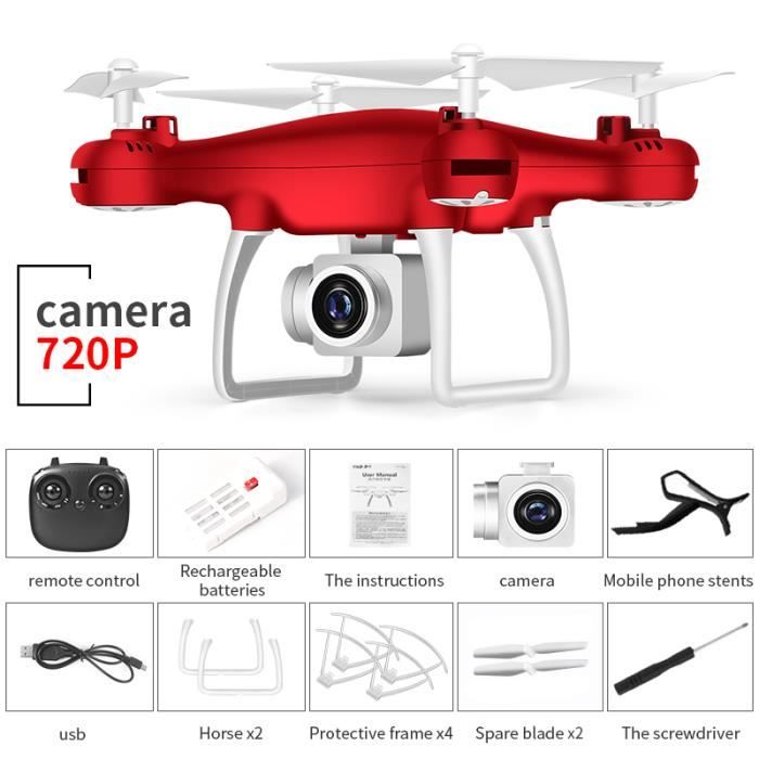 Avec caméra-720P-R-Drone 8S longue endurance, photographie aérienne ...